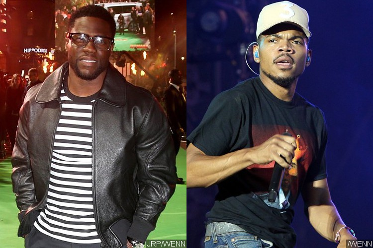 Kevin Hart Gets Tipsy While Doing Beer Yoga With Chance the Rapper
