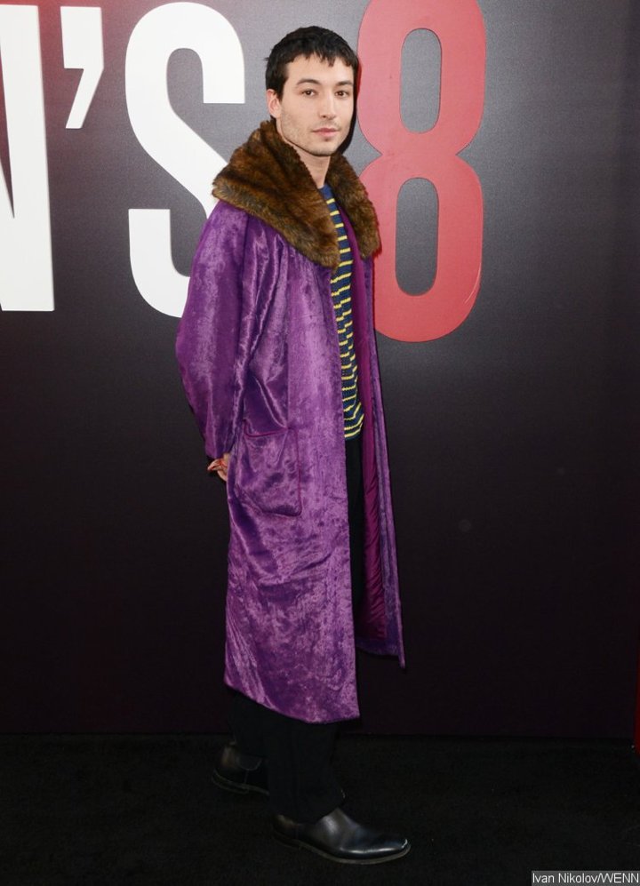 Ezra Miller Opts for Casual Look