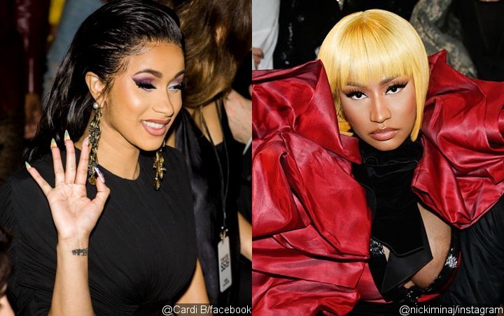 Cardi B Makes a Crack About Nicki Minaj Fight