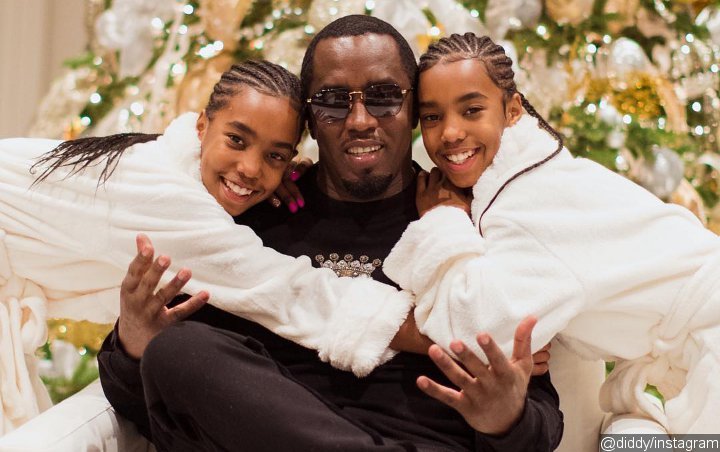 P. Diddy and Twin Daughters Are All Smiles on First Christmas Since Kim ...