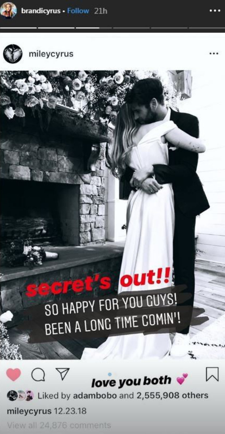 'Happy' Parents Tish and Billy Ray Cyrus Pose With Gorgeous Newlywed Miley
