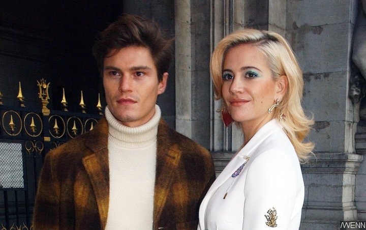 Pixie Lott and Fiance Oliver Chesire Coupled Up at Paris Fashion Week ...