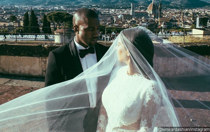 Kim Kardashian Pays Sweet Tribute to Kanye West on Fifth Wedding ...