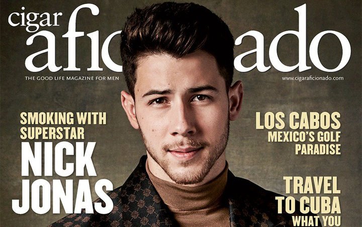 Nick Jonas Accused of Being Irresponsible for Smoking Cigar on Magazine ...