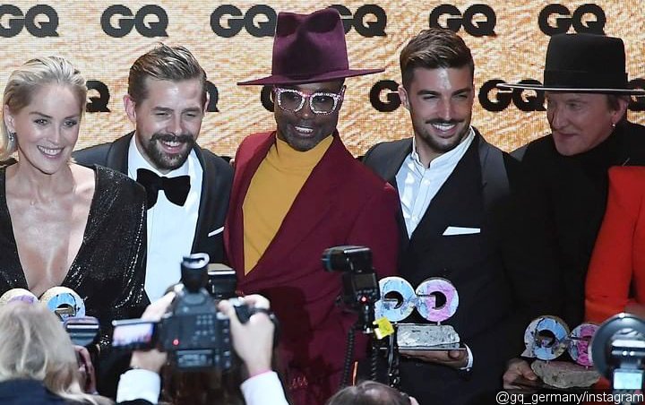 Sharon Stone Reenacts 'Basic Instinct' Sexy Chair Scene at GQ Men of ...