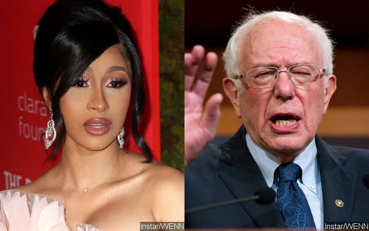 Cardi B Gets Bernie Sanders' Support to Become Politician