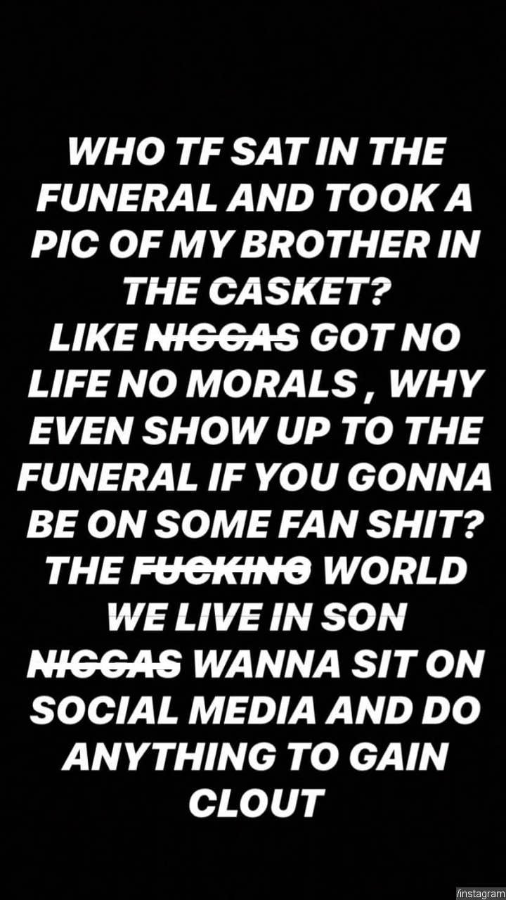 Pop Smoke's Brother Left Fuming Over Open Casket Photos From Late ...