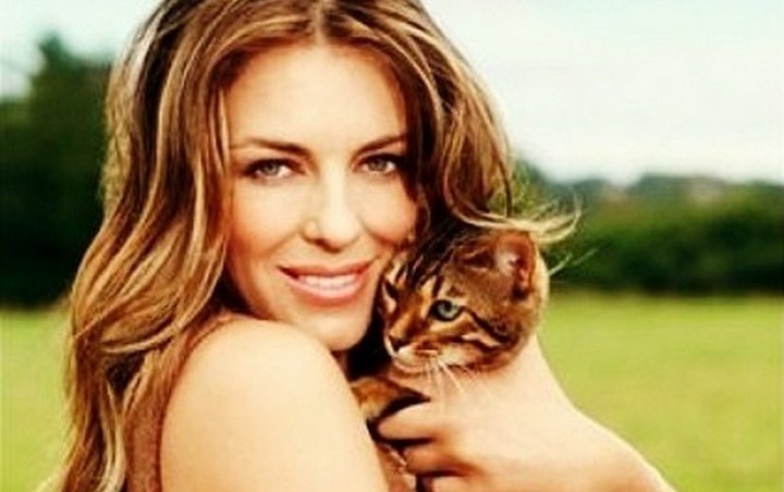 Elizabeth Hurley Praises 'Beastly' Cat for Killing Rabbit to Save Her ...