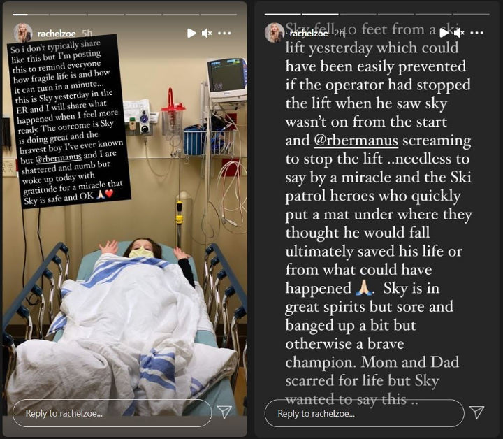 Rachel Zoe Calls It 'Miracle' as Son Is Safe After Falling 40 Feet From ...