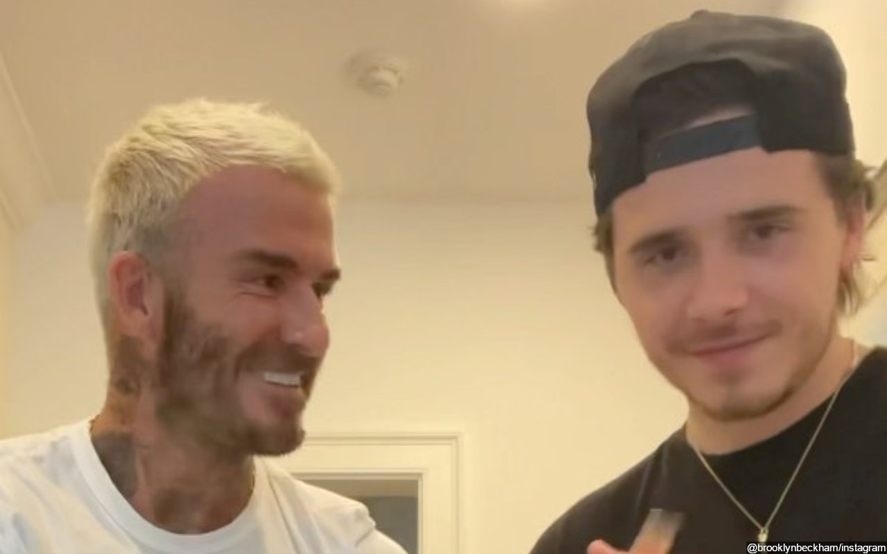 David Beckham Joins Son Brooklyn in Kitchen for Latest Cooking Video