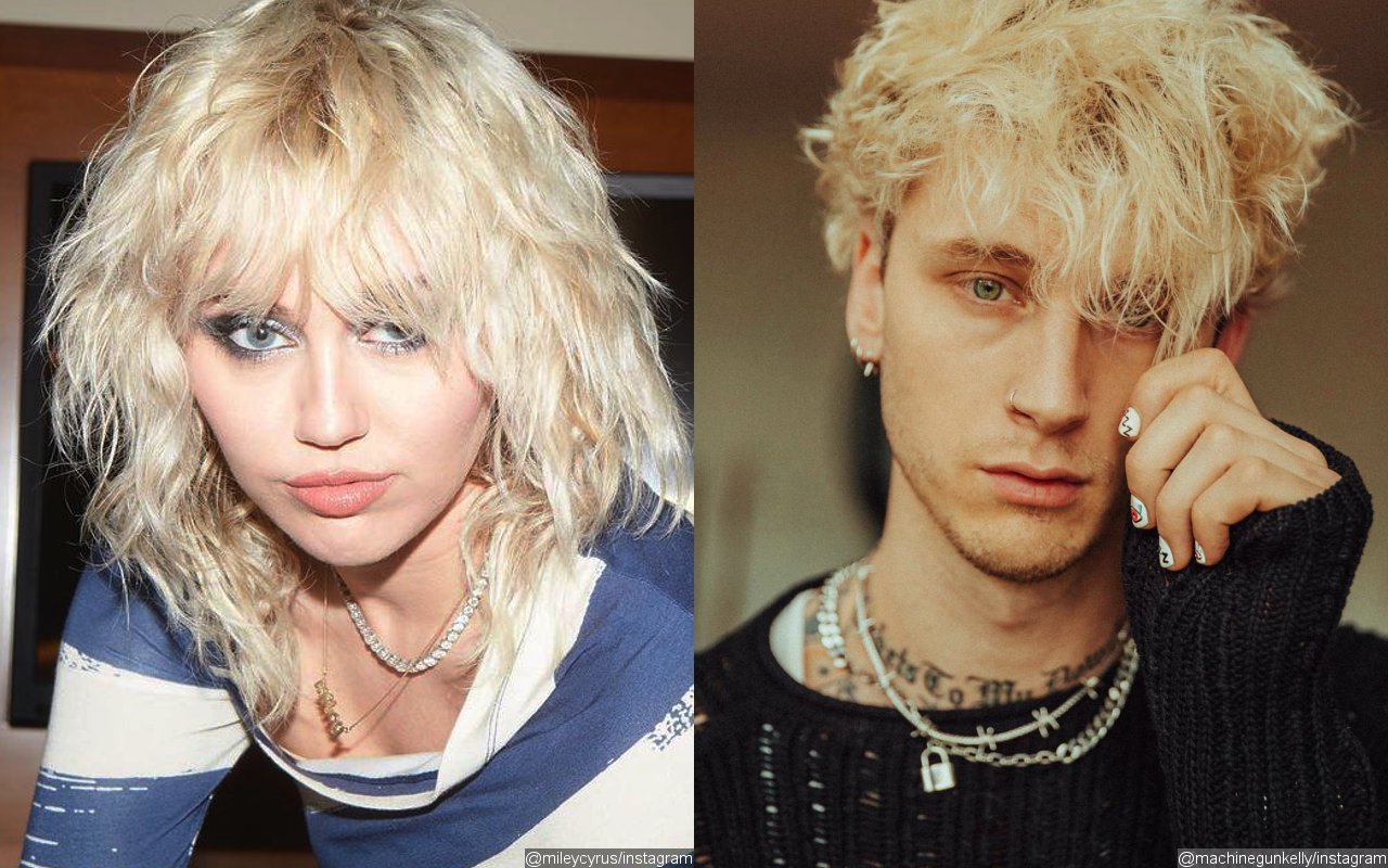 Miley Cyrus Soaks in Friendly Twitter Exchange With Machine Gun Kelly ...