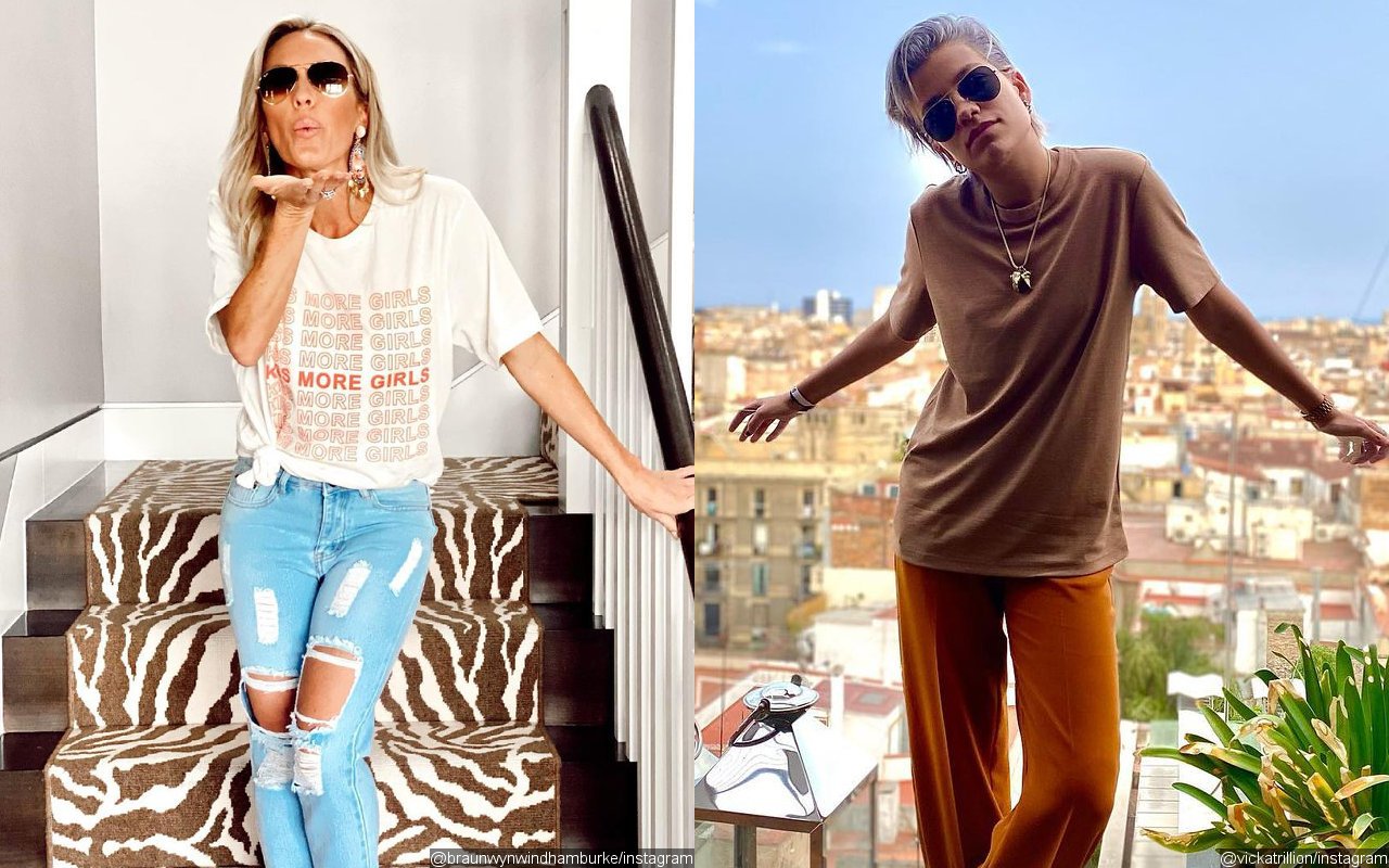 Braunwyn Windham-Burke Spotted Locking Lips With New GF Victoria Brito ...