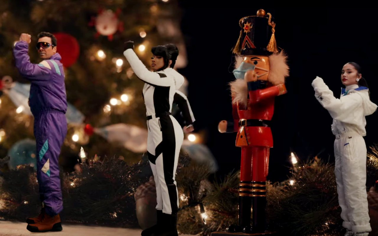 Watch Jimmy Fallon Sing Pandemic-Themed Christmas Song With Ariana ...