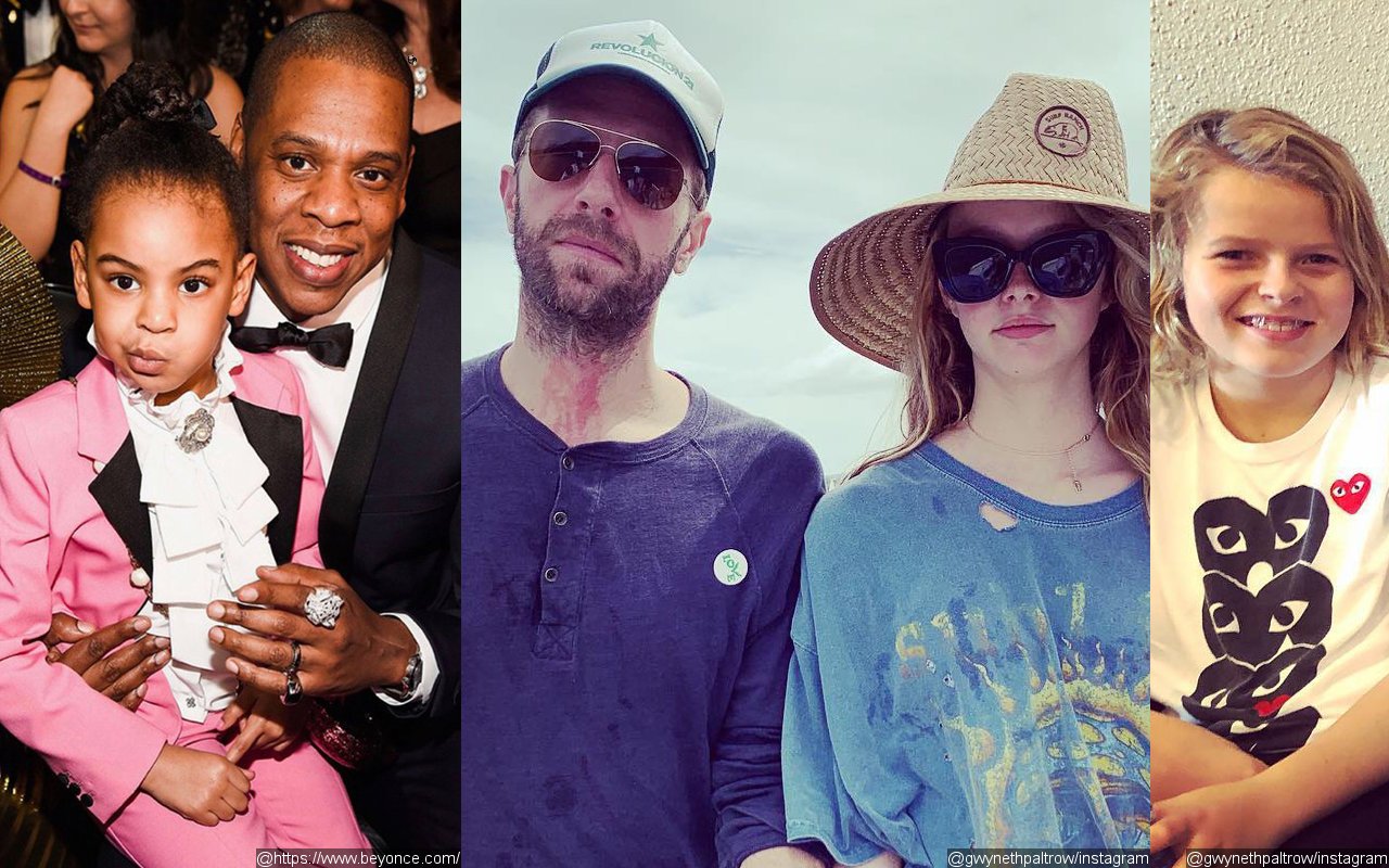 Jay-Z's Daughter Blue Ivy Hangs Out With Chris Martin's Teen Kids on ...