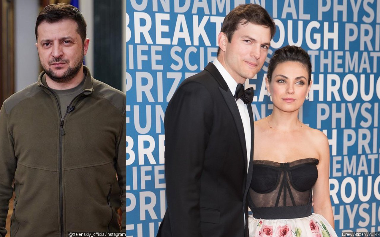 Ukrainian President Zelenskyy Calls Mila Kunis And Ashton Kutcher For Raising 30m For Ukraine