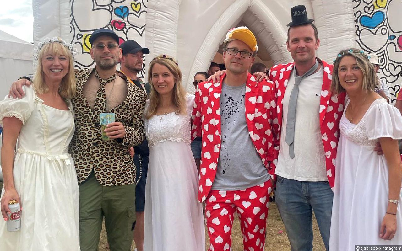 Sara Cox and Husband Ben Cyzer Renew Their Wedding Vows at Inflatable ...