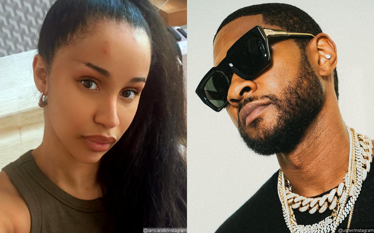 Cardi B Calls Usher 'Legend' in New Tweet