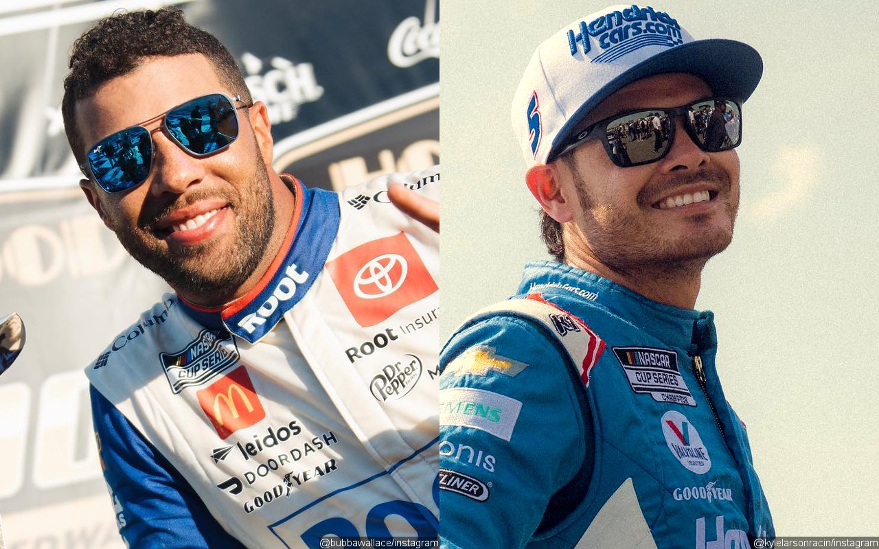 Bubba Wallace Physically Confronts Kyle Larson After Crash at LV Motor ...