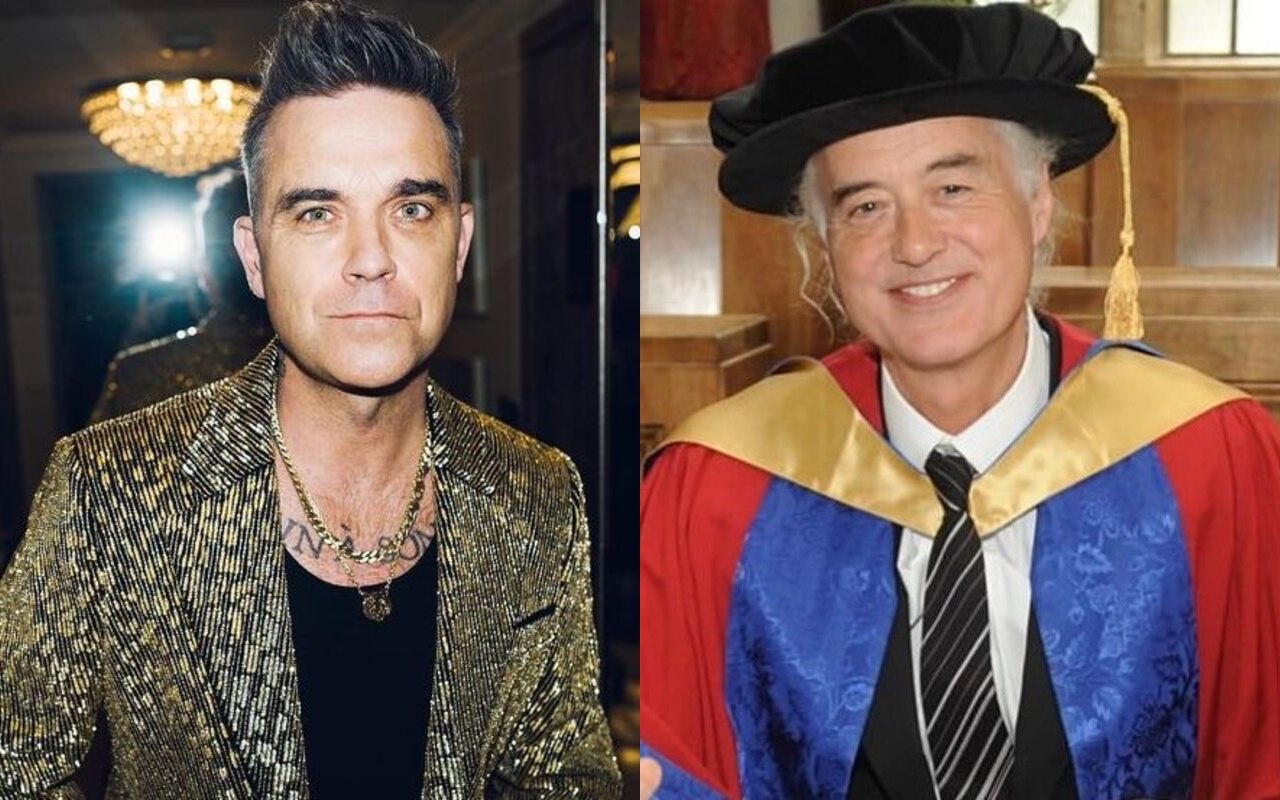 Robbie Williams at Risk of Reigniting Feud With Neighbor Jimmy Page ...