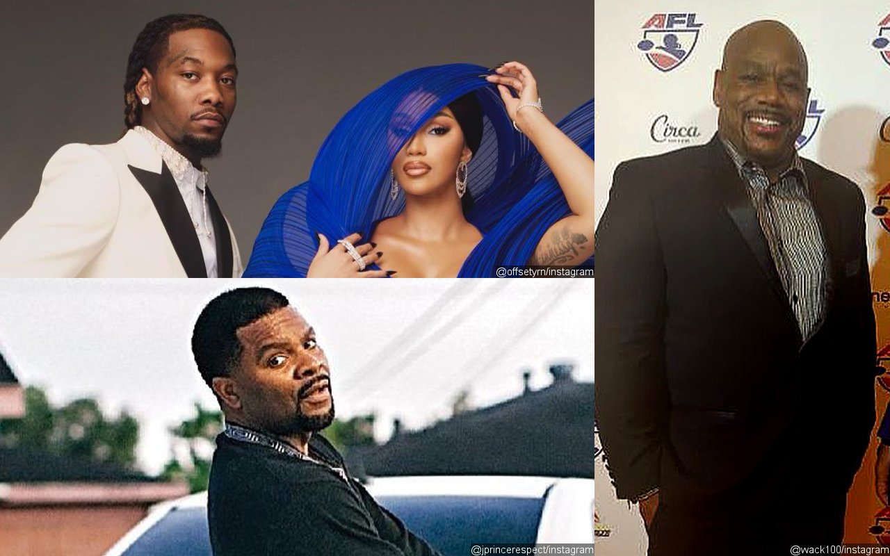 Offset and Cardi B Fire Back at J. Prince for His Diss, Wack 100 Defends the Couple