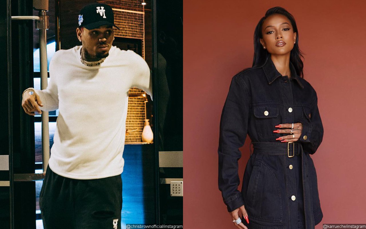 Chris Brown Spotted Out With Karrueche Tran Look-Alike