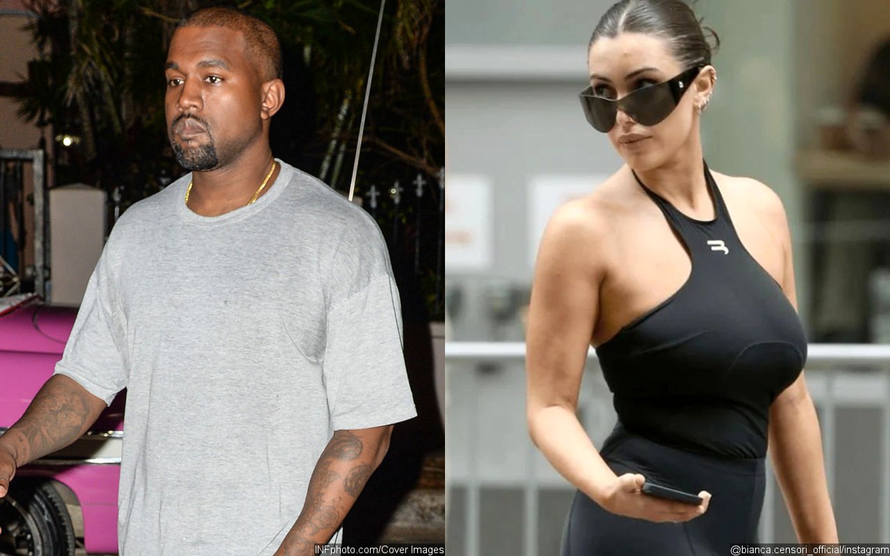 Kanye Wests Wife Bianca Censori Goes Shoeless Bares Bum In Sheer