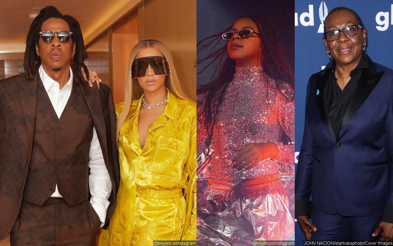 Beyonce and Blue Ivy Dressed to the Nines for Jay-Z's Mom's Star ...