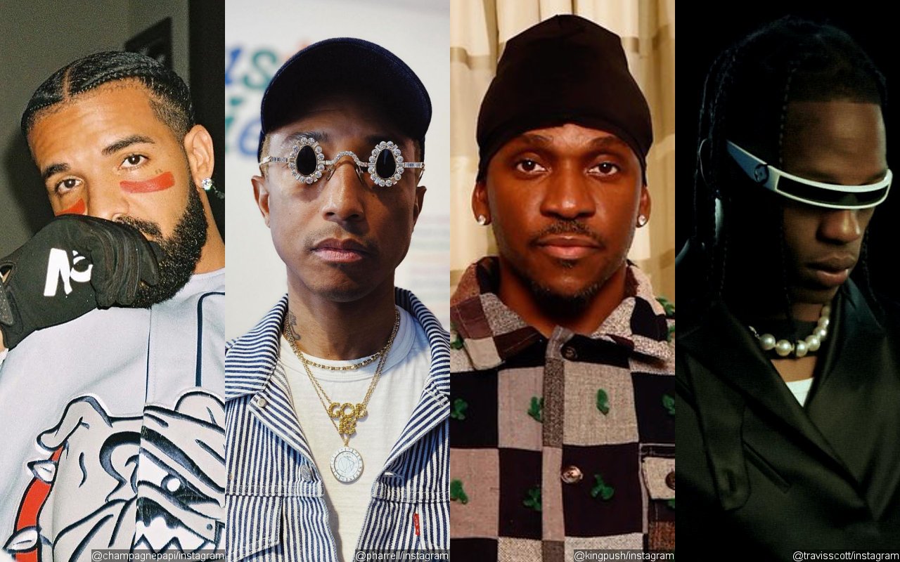 Drake Appears to Drag Pharrell Williams in Pusha T Beef in His Verse on ...