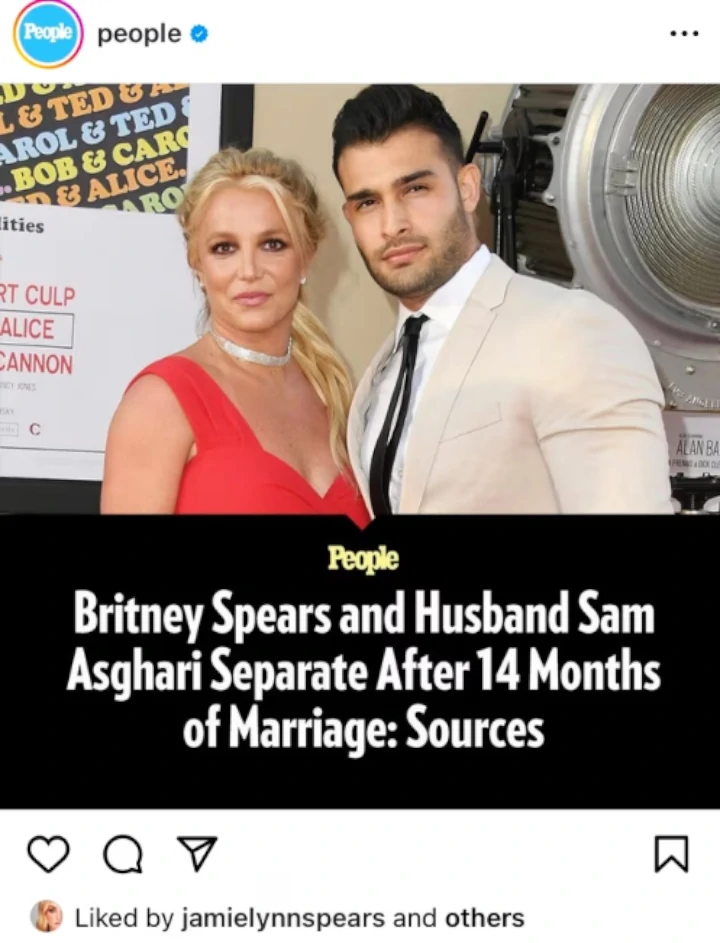 Jamie Lynn Spears Has Interesting Reaction To Britneys Divorce From