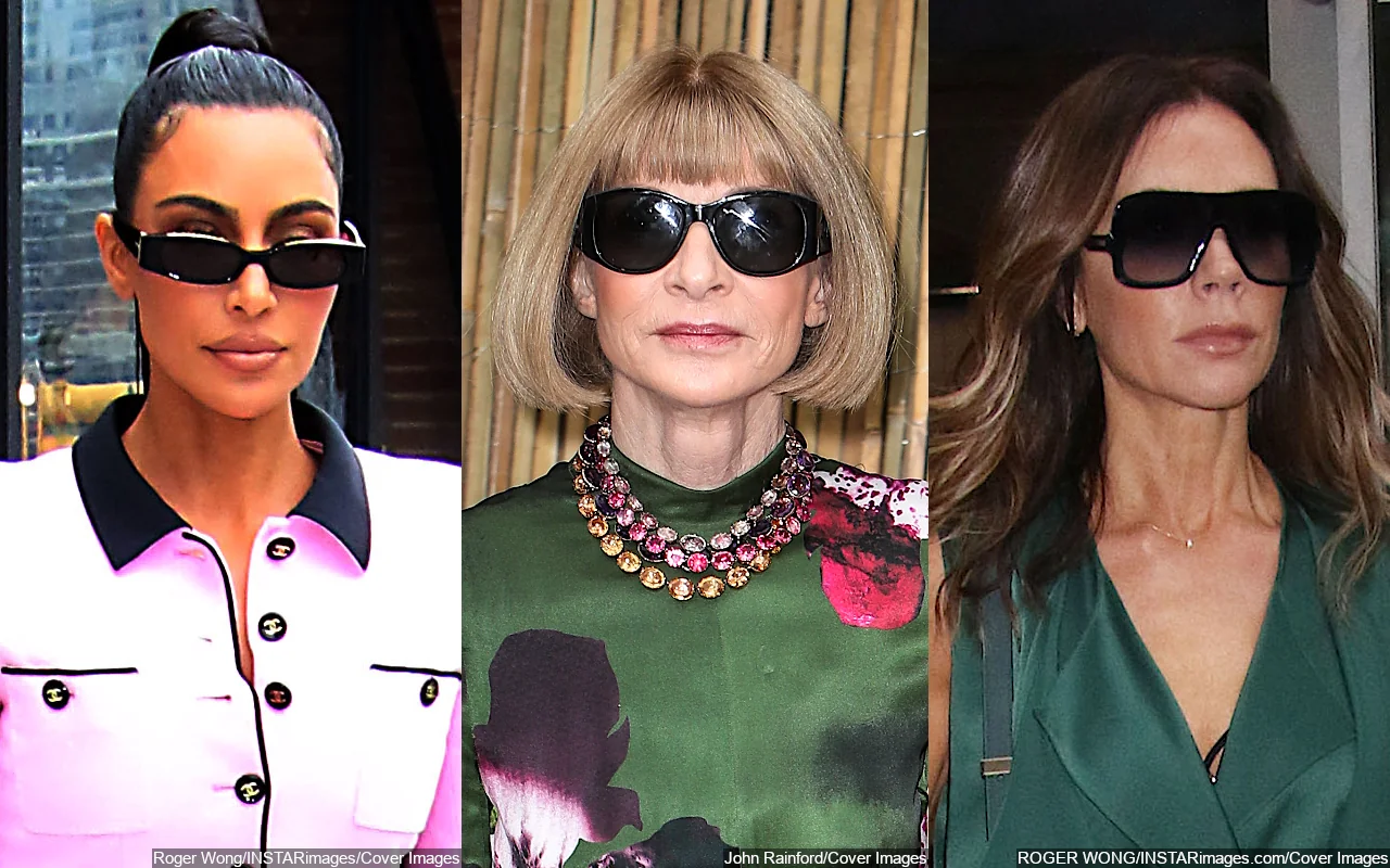 Kim Kardashian Angers Anna Wintour at Victoria Beckham's PFW Show