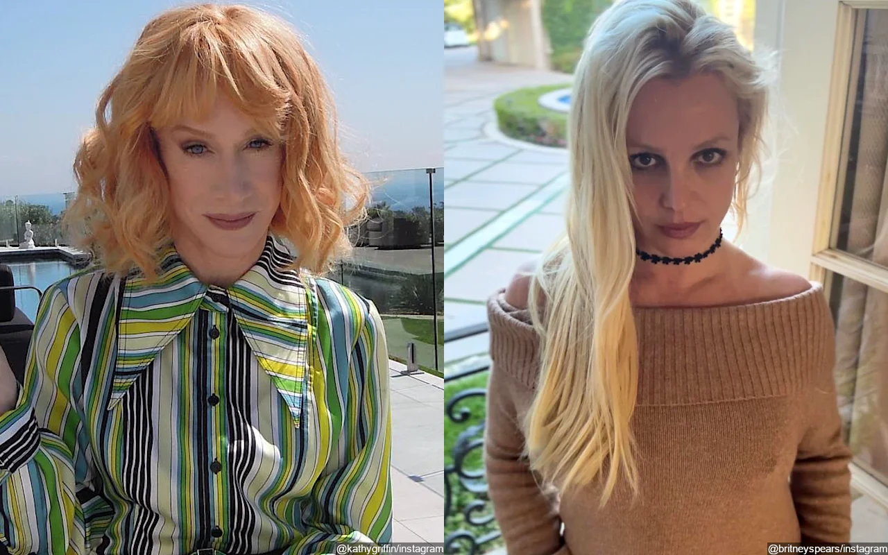 Kathy Griffin Spoofs Britney Spears' Knife Dance Video