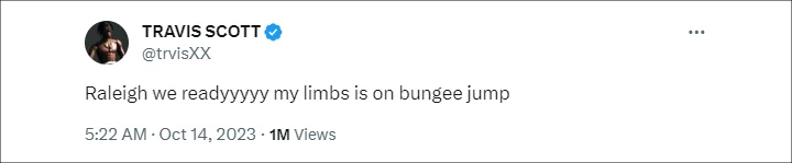 Travis Scott Disappoints Fans for Postponing Raleigh Concert Last Minute