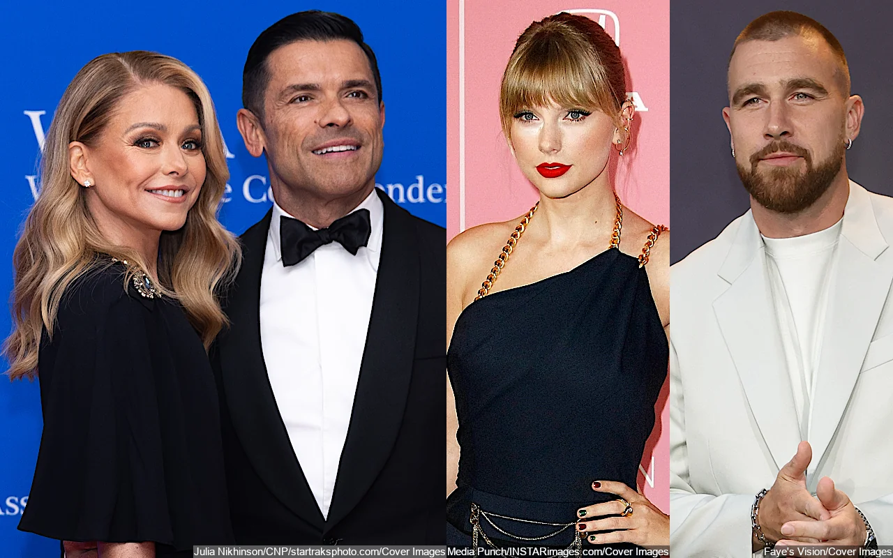 Kelly Ripa and Mark Consuelos Channel Taylor Swift and Travis Kelce for ...