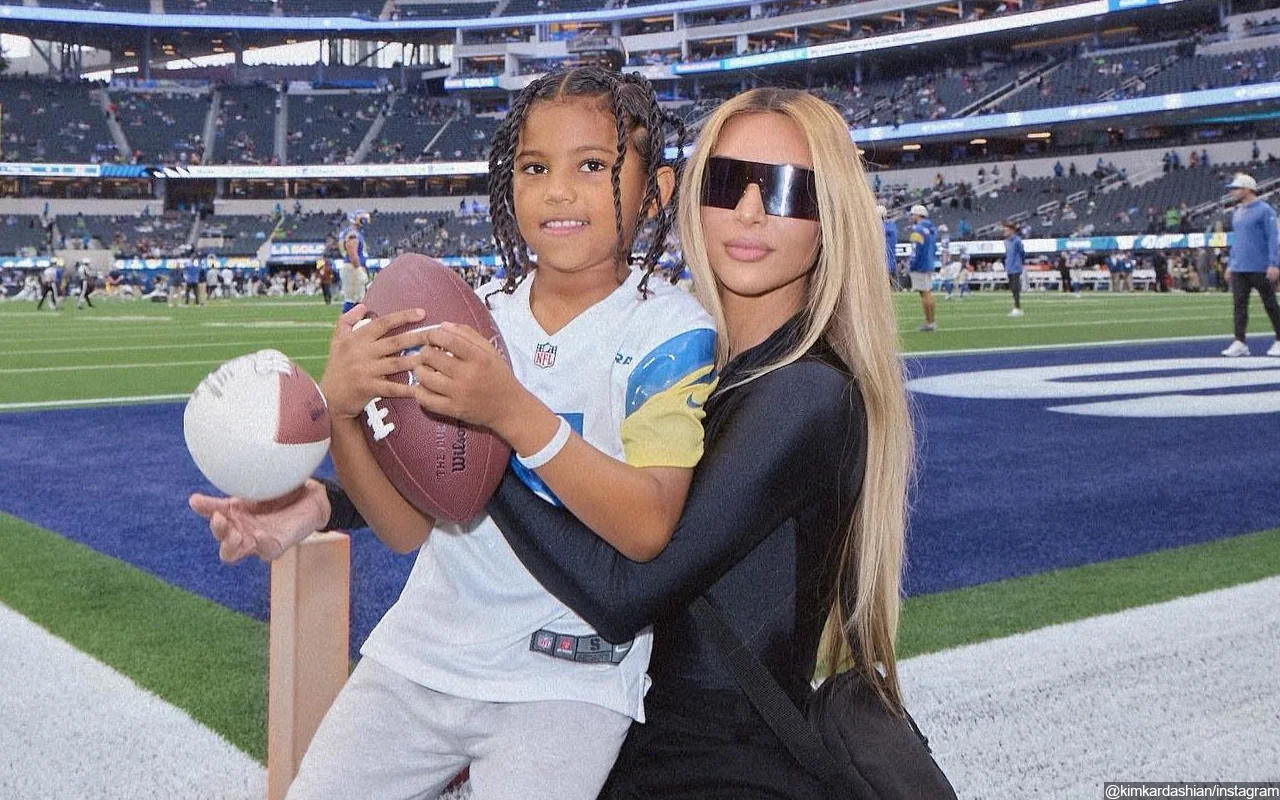 Kim Kardashian Reprimands Son Saint West For Flipping Off The Paparazzi