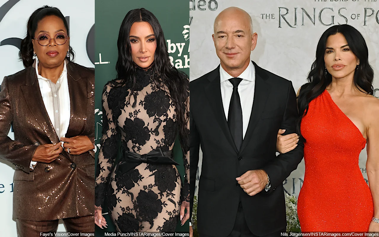 Oprah Winfrey and Kim Kardashian Attend Jeff Bezos and Lauren Sanchez's ...
