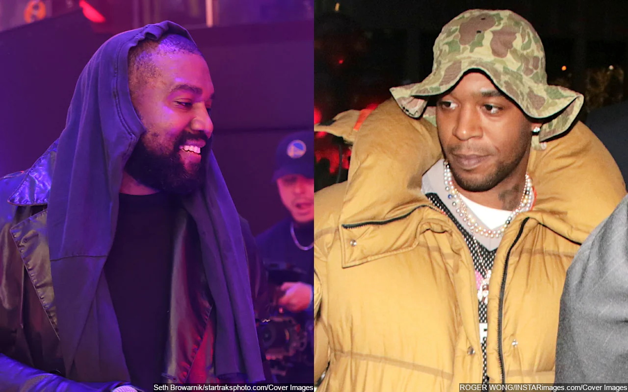 Kanye West and Kid Cudi Squash Beef as They Share a Hug at 'Vultures ...