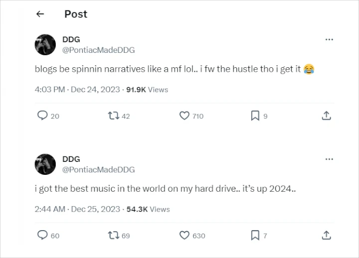 DDG Laughs Off Speculation Halle Bailey Has Given Birth After Cheerful ...