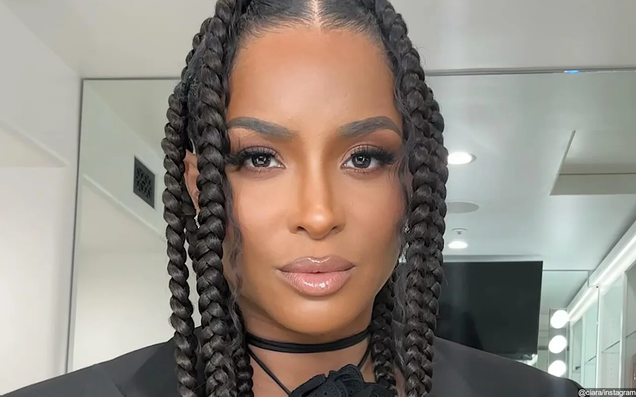 Ciara Flaunts Postpartum Body In Low Cut Gown For First Night Out Since