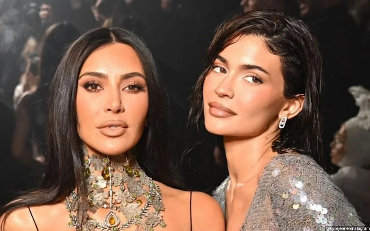 Kim Kardashian and Kylie Jenner Channel Mermaid at Margiela Show at PFW