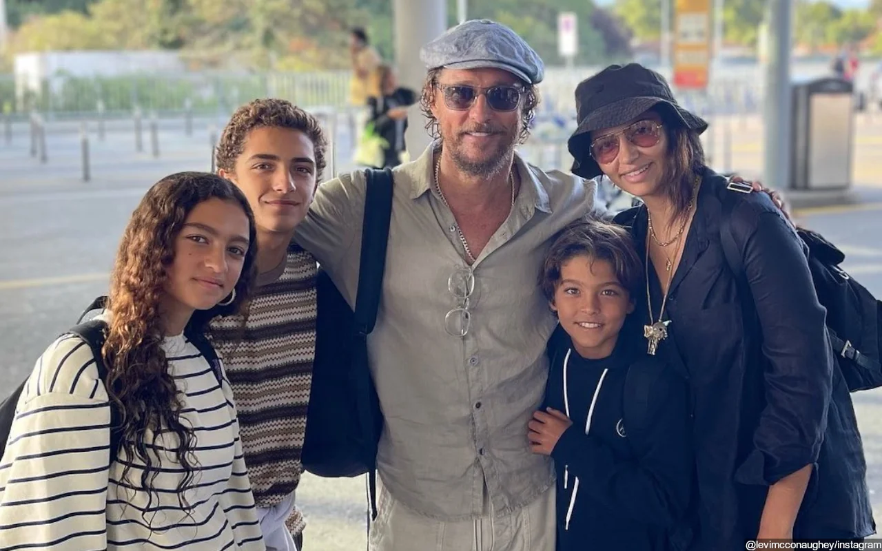 Matthew McConaughey and Camila Alves Bring Their 3 Kids to Rare Red ...