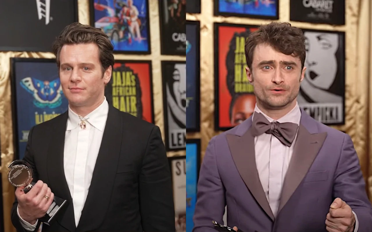 Jonathan Groff Gets Emotional Over Daniel Radcliffe's Win at the 77th ...