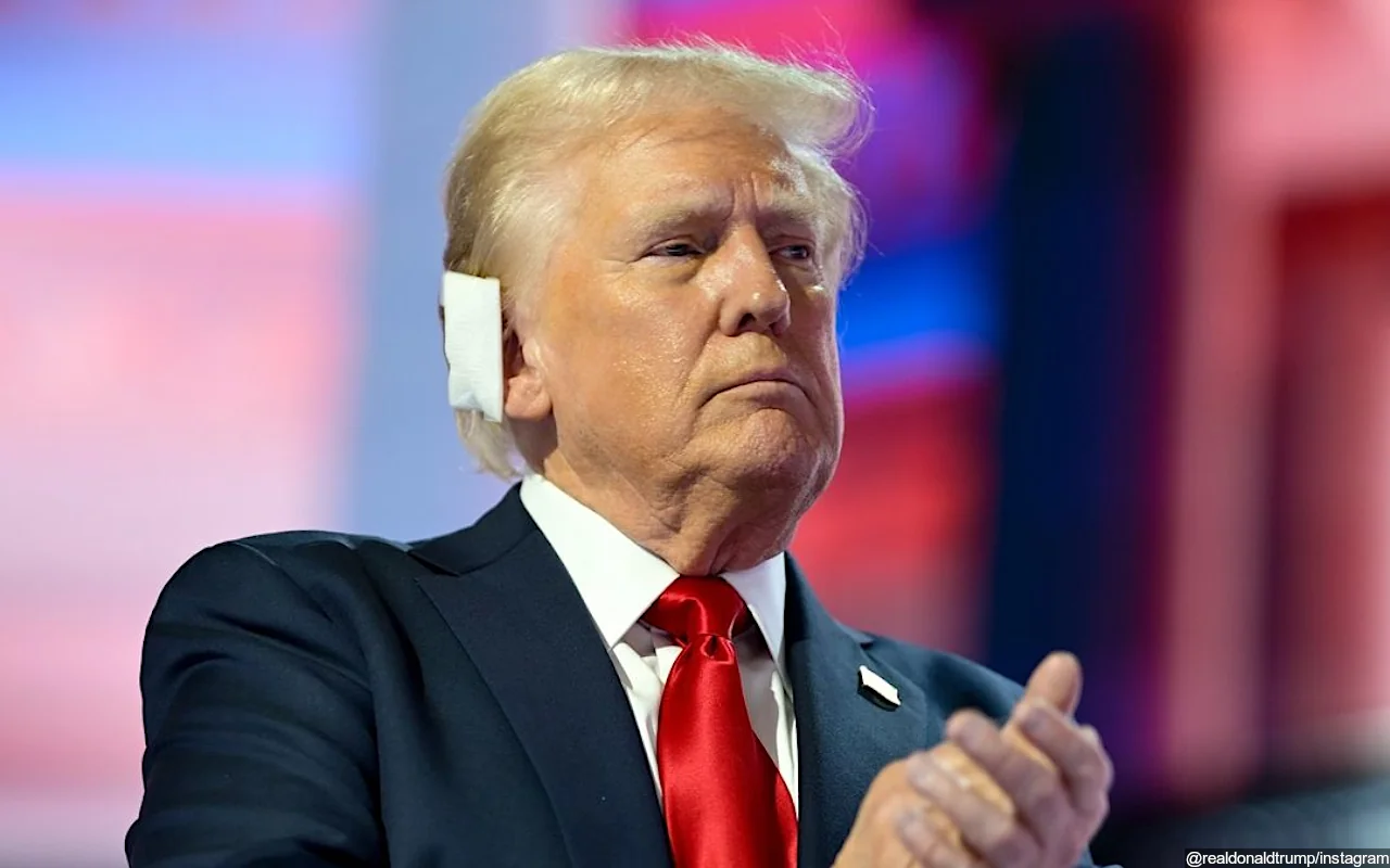 Donald Trump Removes Ear Bandage, Shows No Sign of Injury Despite ...