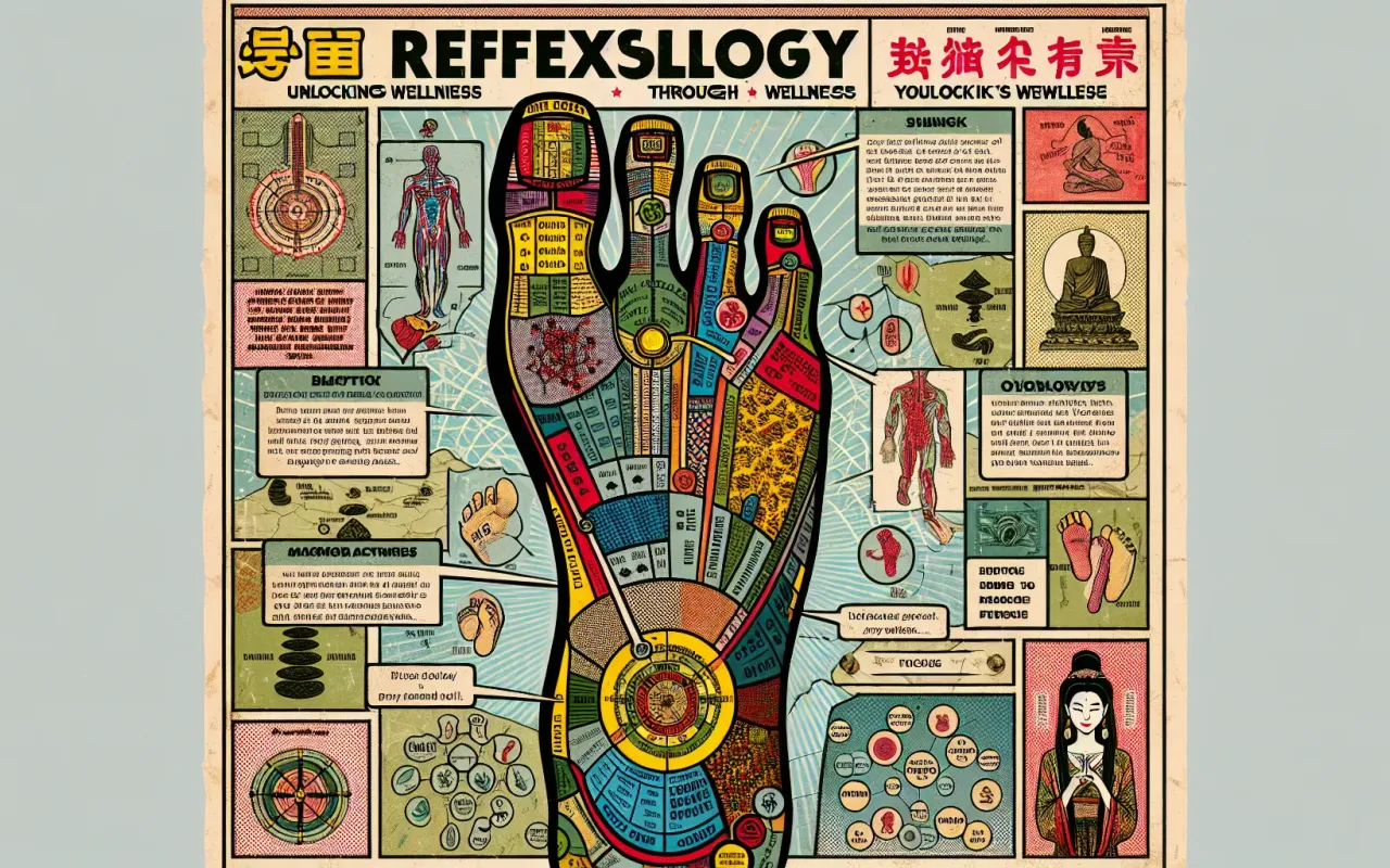 Unlocking Wellness Comprehensive Reflexology Foot Map Chart In