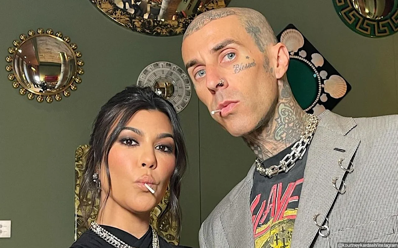 Kourtney Kardashian and Travis Barker Show Support at Reading Festival