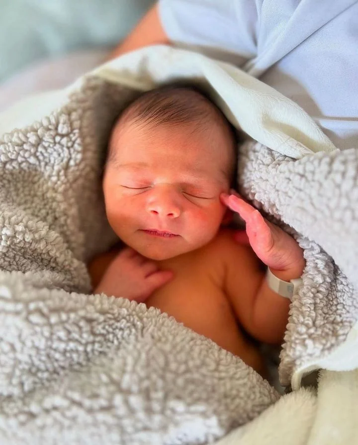 Albie Manzo and Chelsea Proudly Debut Newborn Baby Boy After Welcoming ...