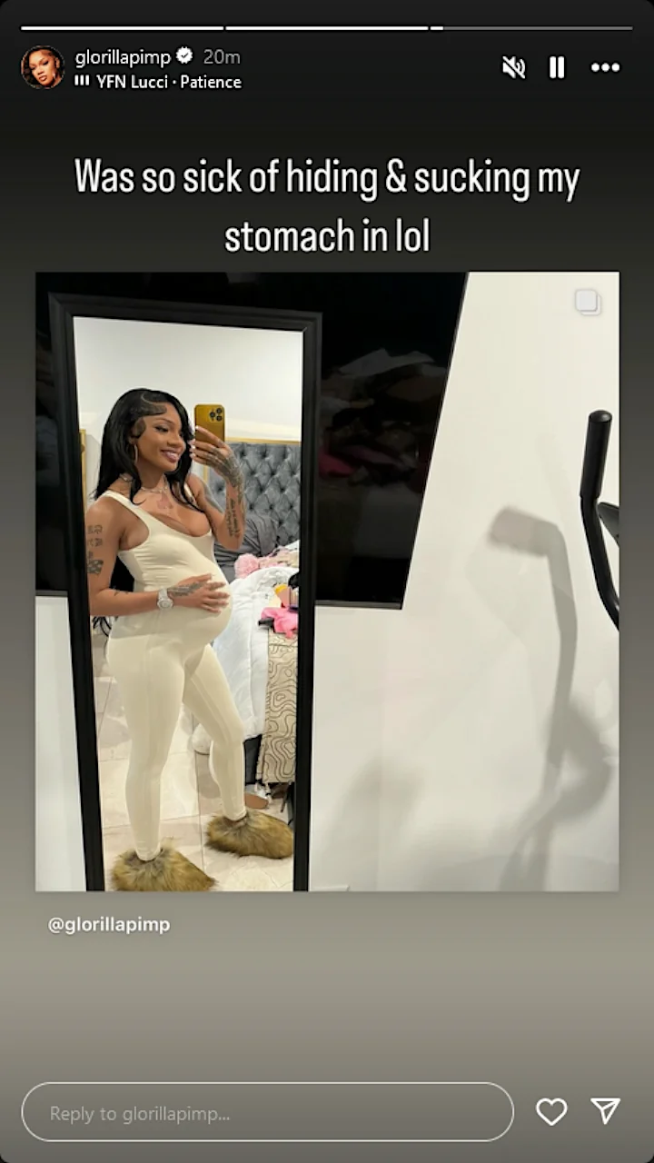 GloRilla Shows Off Apparent Baby Bump in New Photos