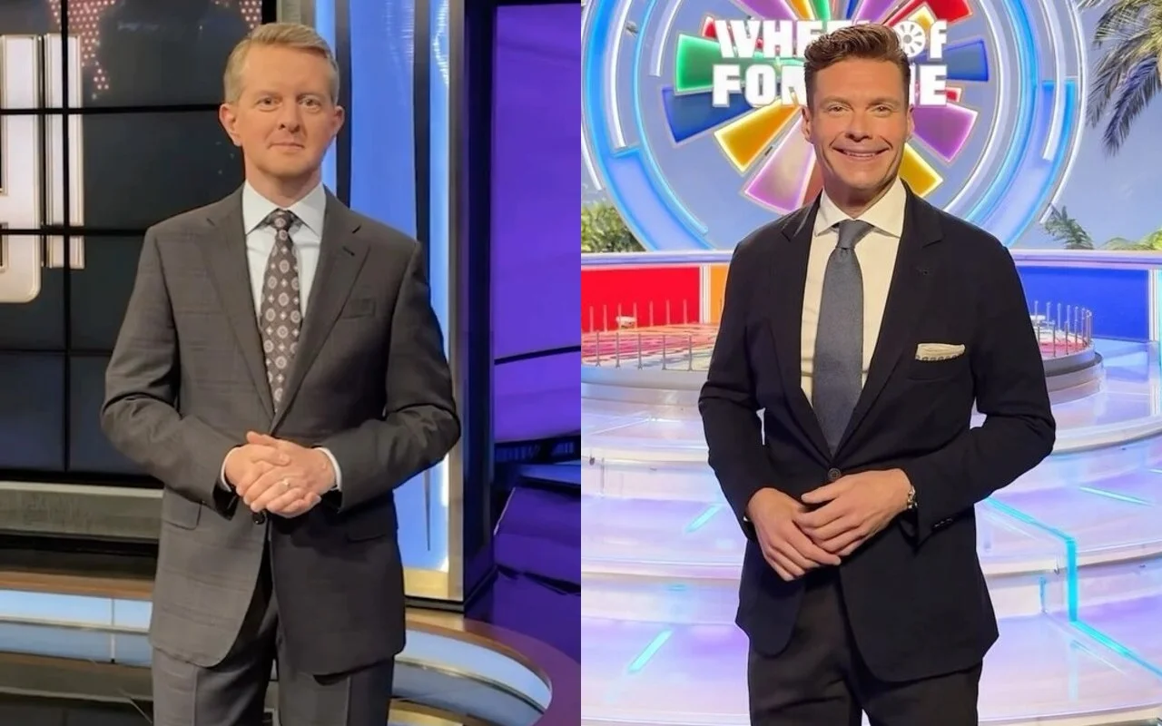 Ken Jennings Pokes Fun at Ryan Seacrest Rivalry During 'Jeopardy!' Taping
