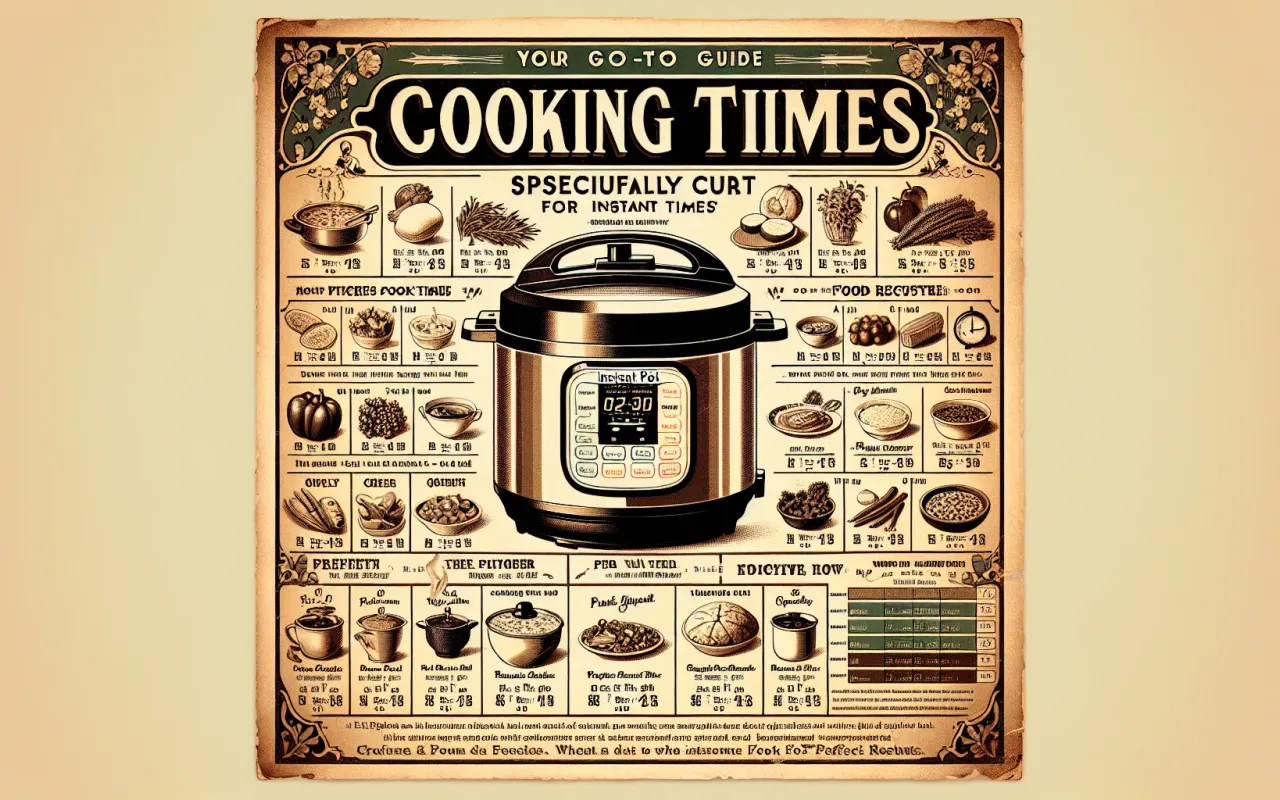 The Instant Pot Cooking Times Chart: Your Go-To Guide for Perfect Results