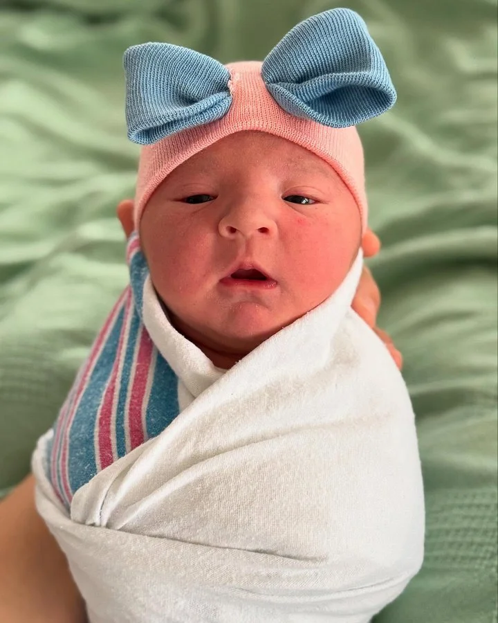 Jason Kelce and Kylie Debut Adorable Newborn Baby Girl Finn