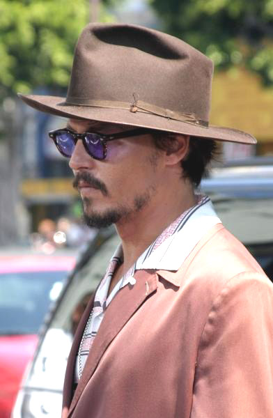 Johnny Depp Picture 1 - Johnny Depp, Wearing A Fedora Hat and ...